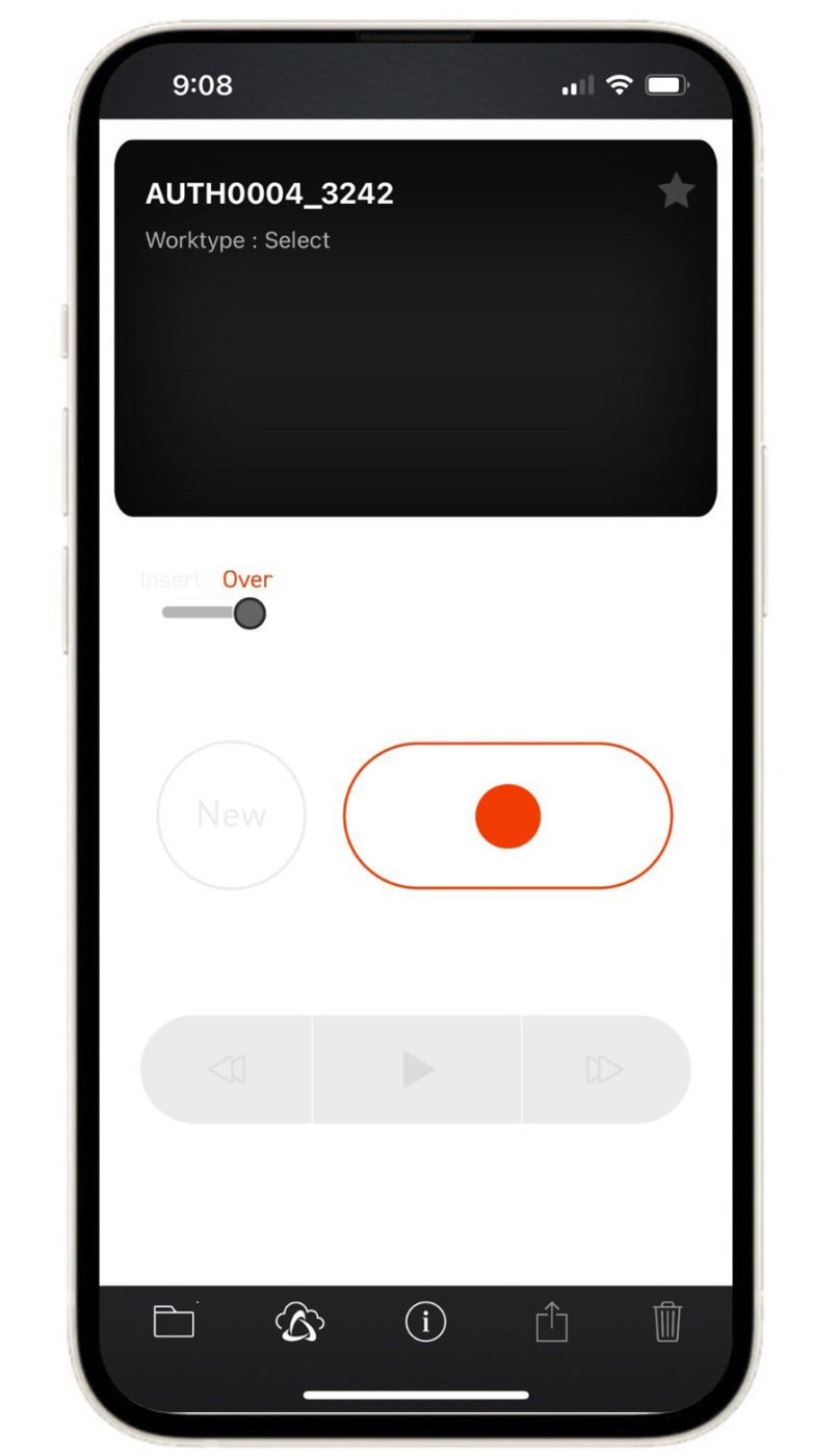 ODMS Cloud Smart App - OM System Professional Dictation