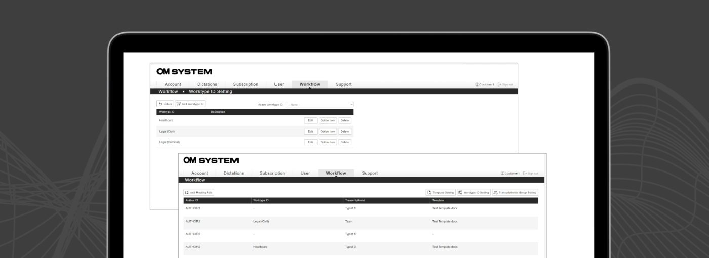 ODMS Cloud - OM System Professional Dictation